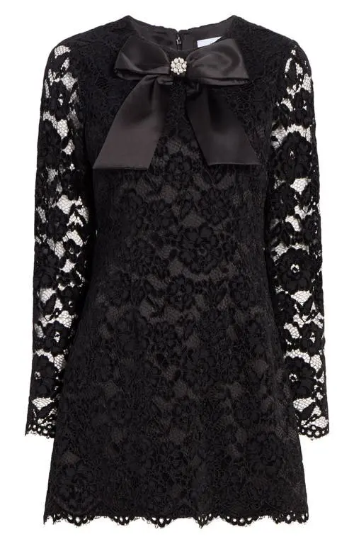 Likely Tyler Long Sleeve Lace Minidress