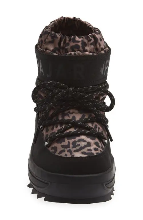 Pajar Galaxy Mini Waterproof Ankle Bootie - Leopard/black/black