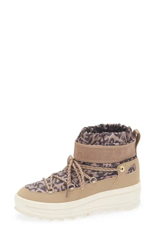 Pajar Galaxy Mini Waterproof Ankle Bootie - Leopard/sand