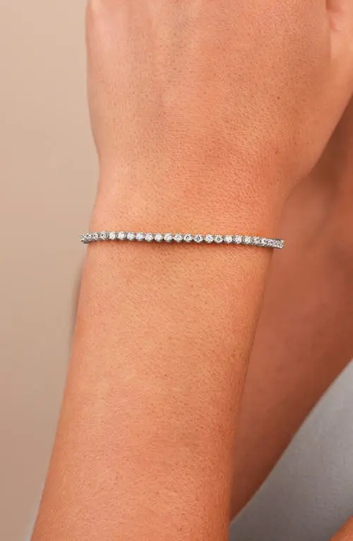 Sterling Forever Mirabell Cubic Zirconia Tennis Bracelet - Silver