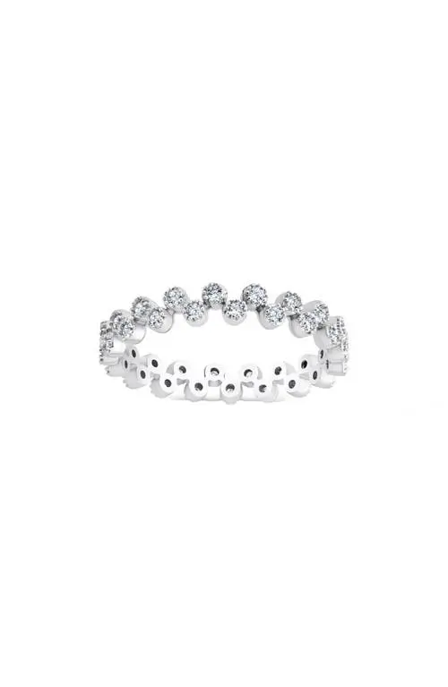 Sterling Forever Cubic Zirconia Band Ring - Silver