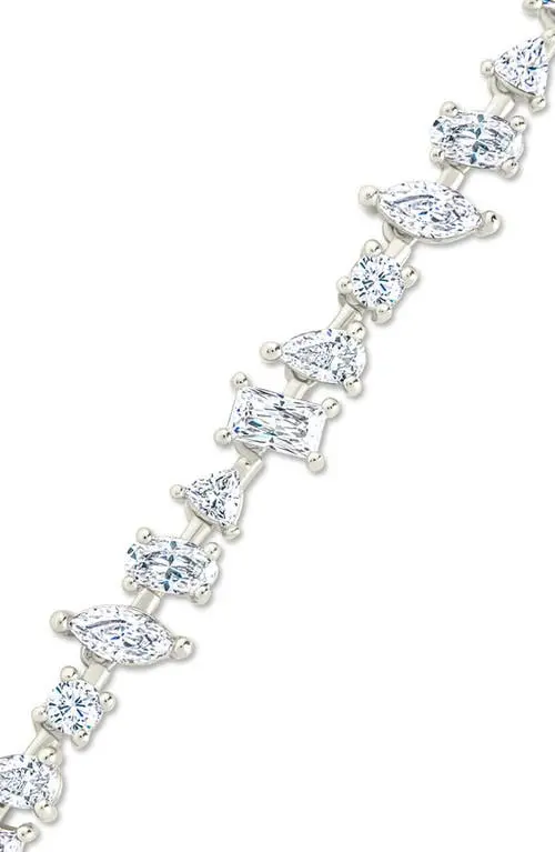 Sterling Forever Ellery Cubic Zirconia Tennis Bracelet - Silver