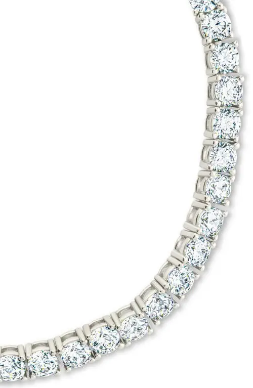 Sterling Forever Jadon Cubic Zirconia Tennis Bracelet - Silver