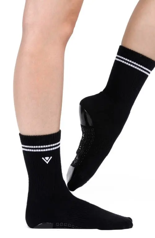 AREBESK Assorted Grip Crew Socks 2 Pack - Multi