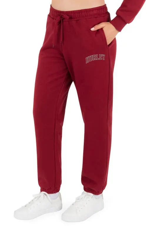 Hurley Varsity Cotton-blend Fleece Joggers