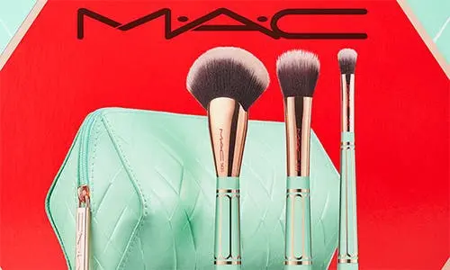 MAC COSMETICS Of All Trades Brush Set $106 Value