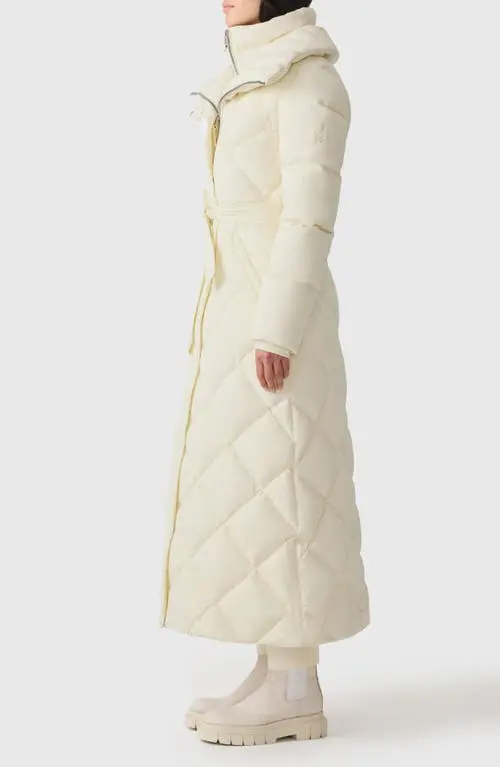 Mackage Laurella 2-in-1 Belted Quilted Down Long Coat