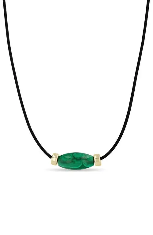 Zoe Chicco Malachite And 14-karat Gold Necklace - 14k Yellow Gold
