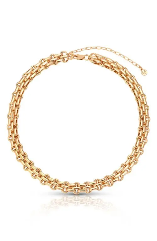 Ettika Box Chain Necklace - Gold