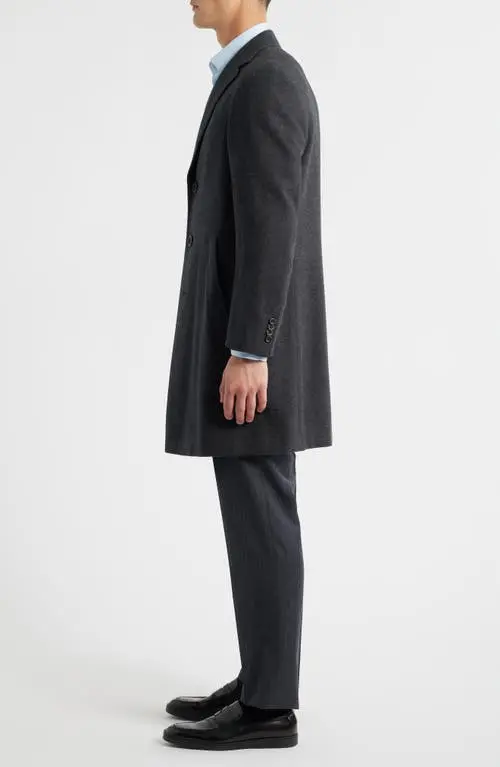 Canali Kei Trim Fit Wool Coat
