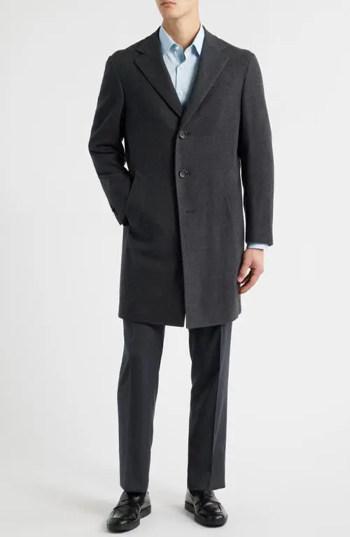 Canali Kei Trim Fit Wool Coat