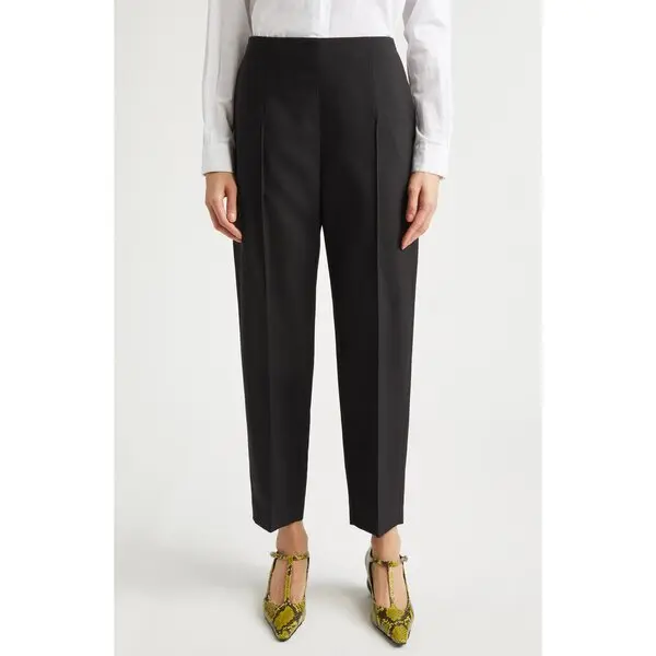 Marni Pintuck Tapered Virgin Wool Trousers