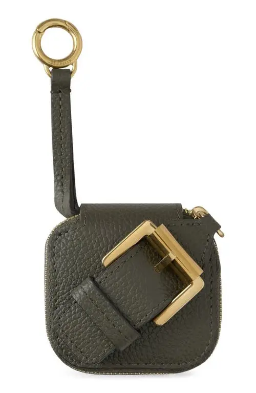 Mulberry Small Roxanne Classic Grain Leather Zip Tech Case - Juniper Green