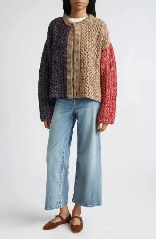 WASTE YARN PROJECT Carol Space Dye One Of A Kind Turtleneck Sweater