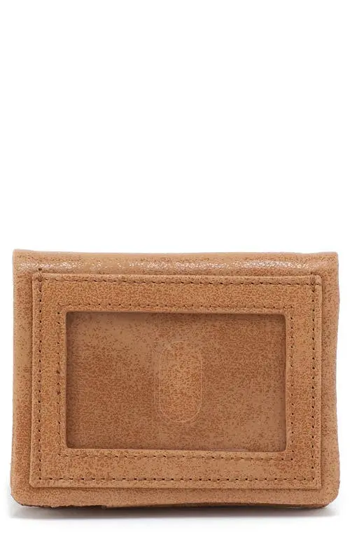 Hobo Lumen Leather Compact Wallet - Whiskey