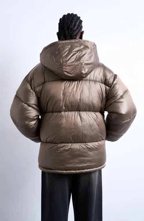 Topshop Hooded Puffer Jacket