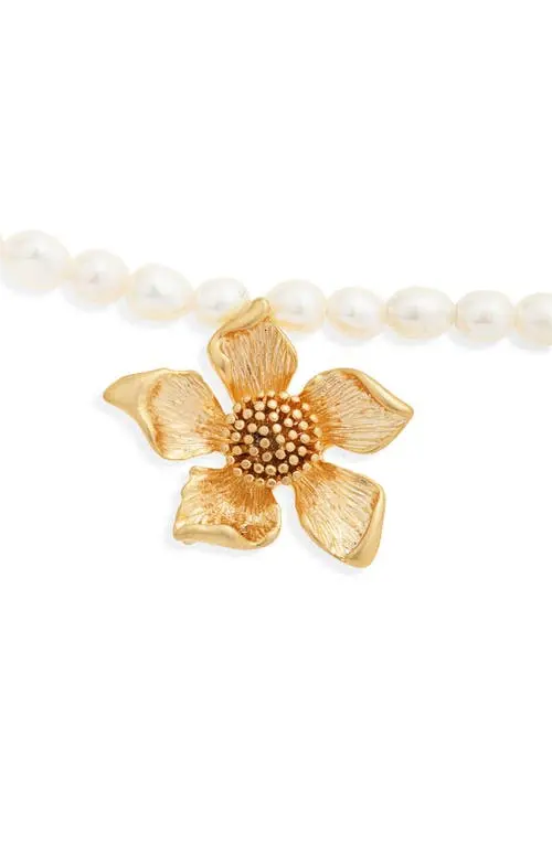 VIDAKUSH En Flower Freshwater Pearl Belly Chain