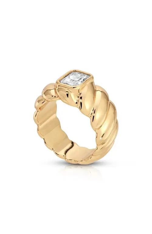 Ettika Twisted Statement Ring - Gold