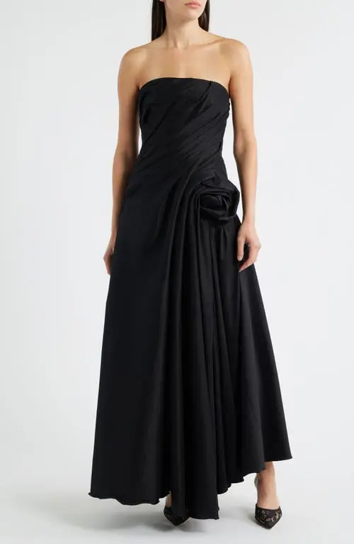 Acler Hawford Rosette Strapless Gown