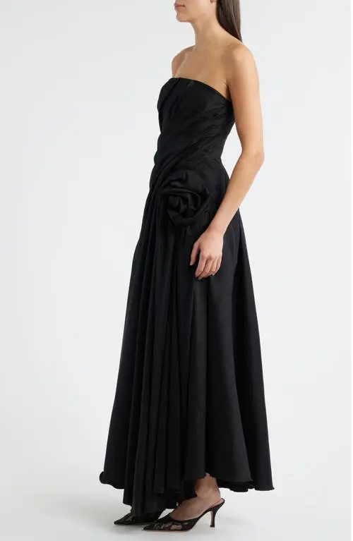 Acler Hawford Rosette Strapless Gown