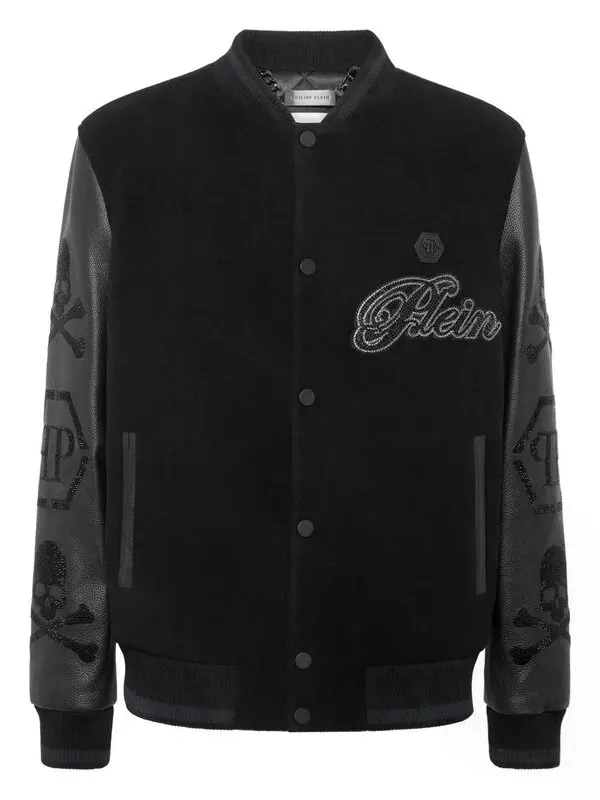 Philipp Plein Skull-embellished Bomber Jacket