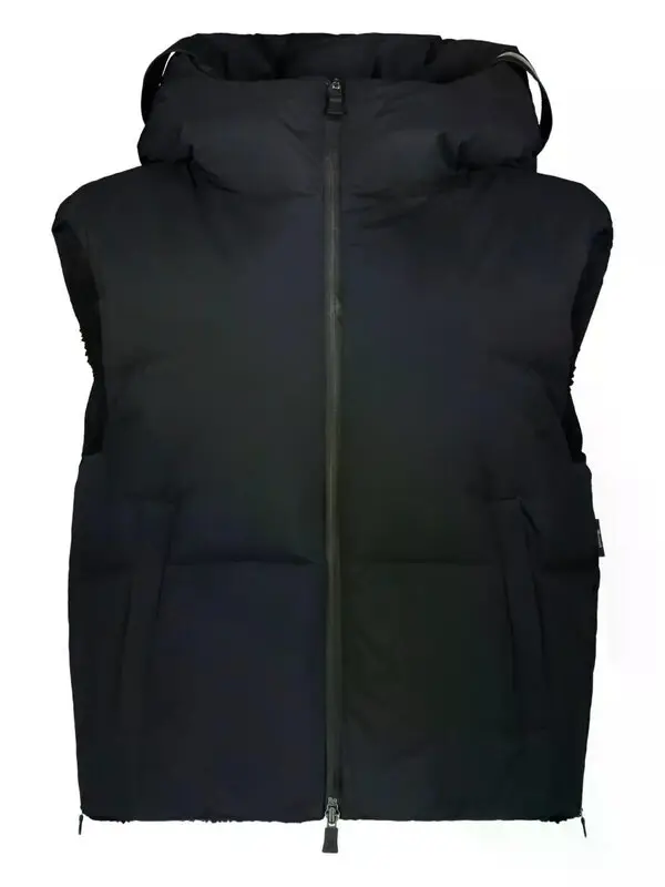 Herno Hooded Zip Gilet
