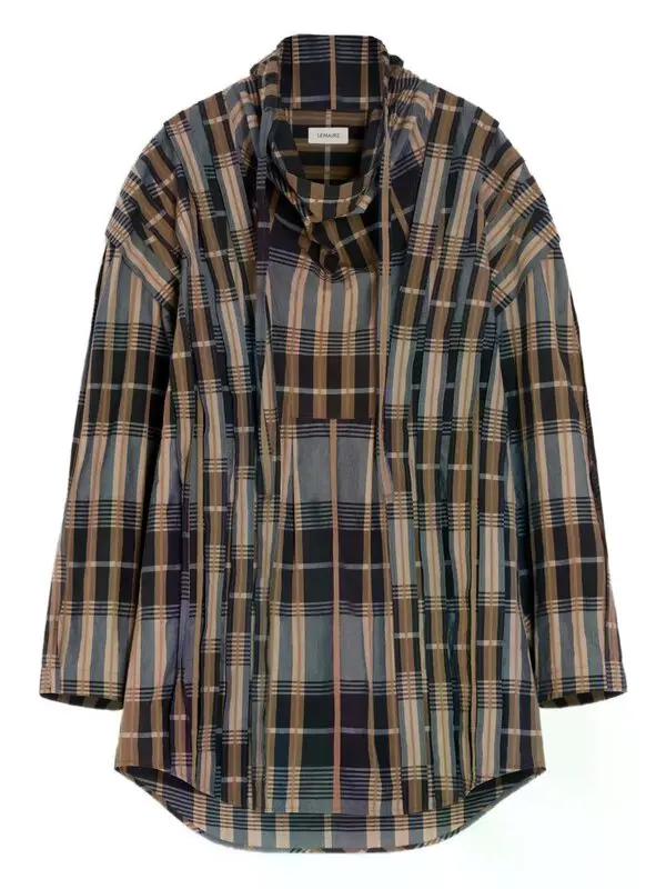 LEMAIRE Topstitched Striped Blouse