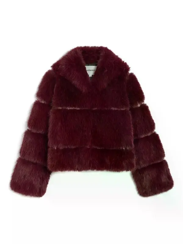 Apparis Collared Faux Fur Coat