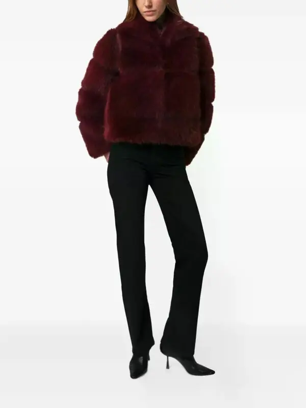 Apparis Collared Faux Fur Coat