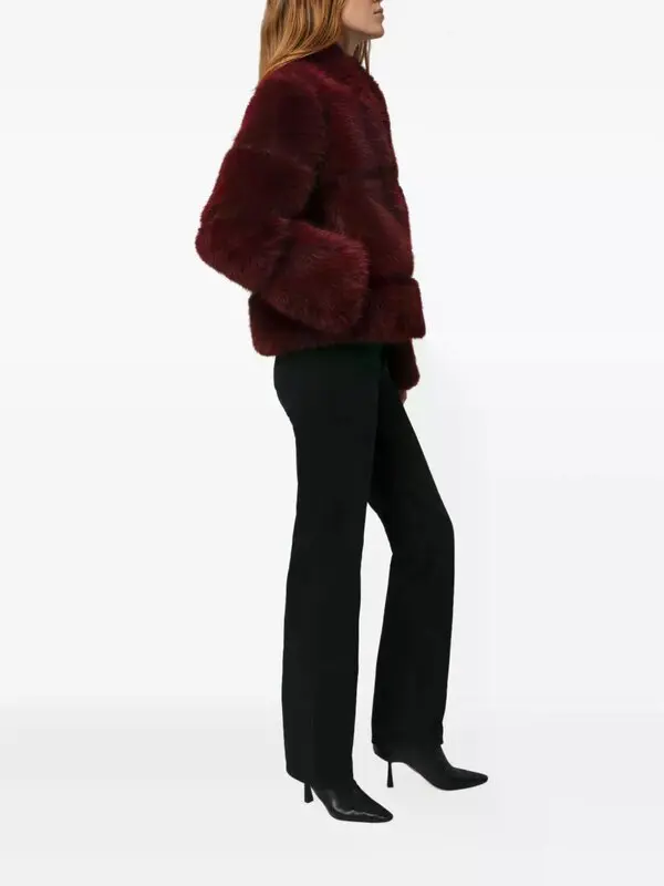 Apparis Collared Faux Fur Coat
