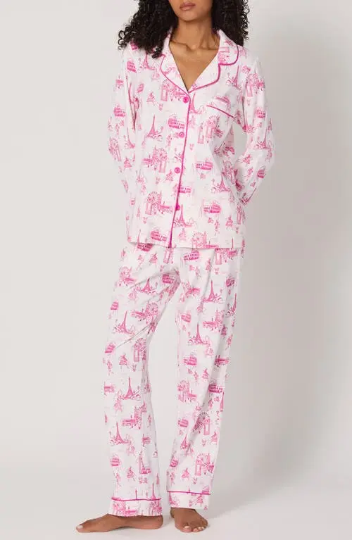 BEDHEAD PAJAMAS Print Jersey Pajamas - Jet Setter