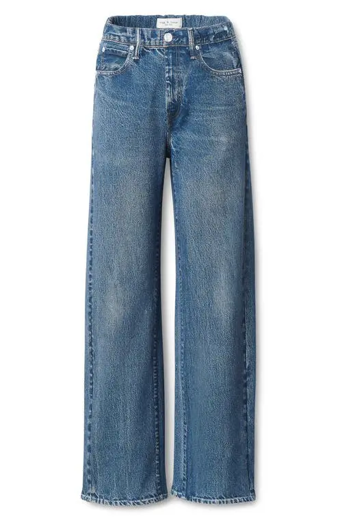 Rag & Bone Rb Miramar Wide Leg Cotton Fleece Sweatpant Jeans