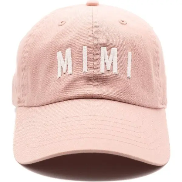 REY TO Z Embroidered Baseball Cap - Dusty Rose