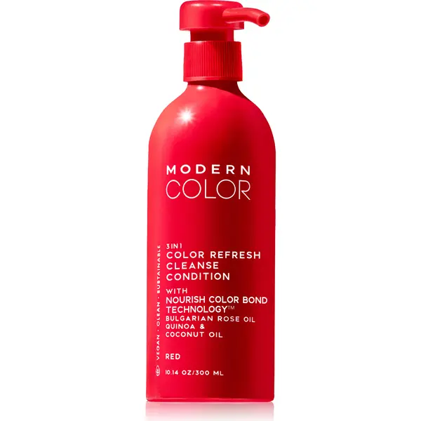 MODERN COLOR Red 3-in-1 Hair Color Refresh Cleanse Conditioner - Single