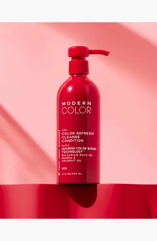 MODERN COLOR Red 3-in-1 Hair Color Refresh Cleanse Conditioner