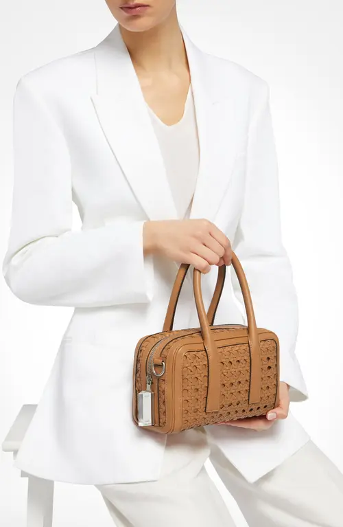 AVITEUR Cristallino Handbag - Walnut