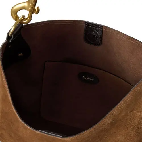 Mulberry Hackney Suede Shoulder Bag