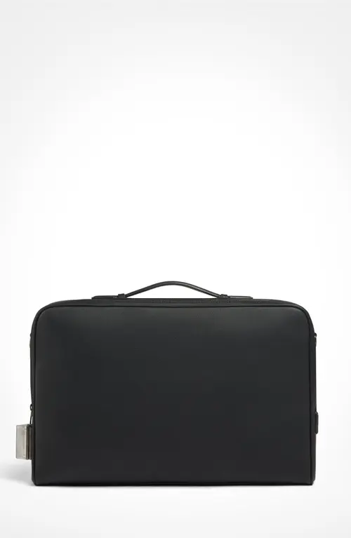 AVITEUR Cristallo Soft Laptop Briefcase - Black