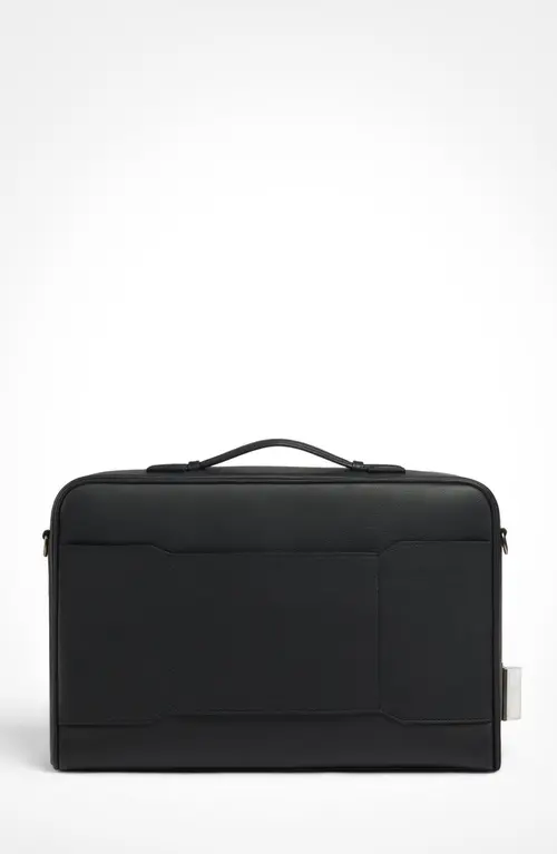 AVITEUR Cristallo Soft Laptop Briefcase - Black