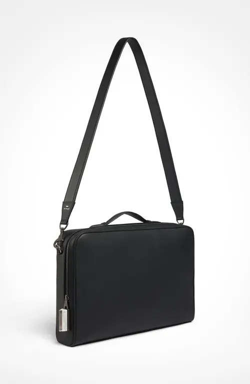 AVITEUR Cristallo Soft Laptop Briefcase - Black