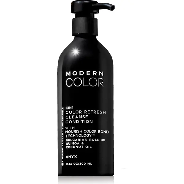 MODERN COLOR Onyx 3-in-1 Hair Color Refresh Cleanse Conditioner - Single