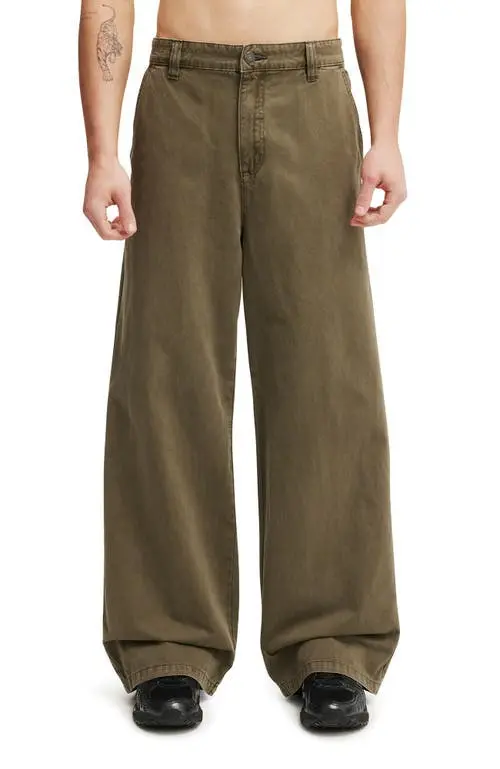 COTTON ON Super Baggy Pant - Military