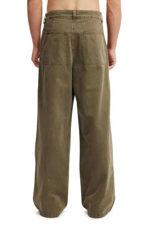 COTTON ON Super Baggy Pant - Military