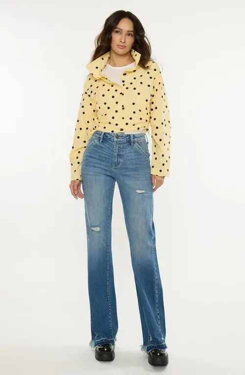 KANCAN Marie High Rise Wide Flare Jeans