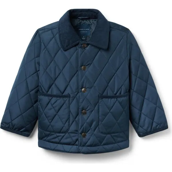 Janie And Jack Quilted Barn Jacket
