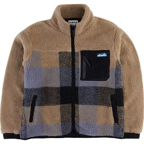 KAVU Willow Creek Fleece Jacket - Nightshade Plaid