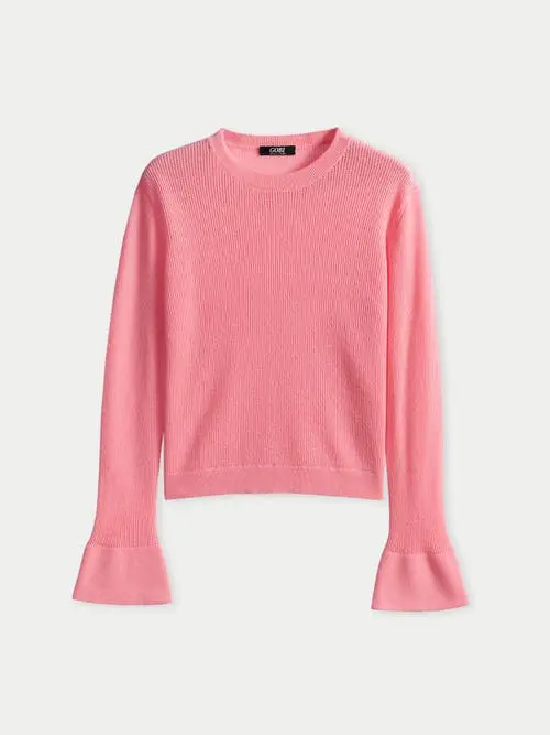 Gobi Cashmere Bell-sleeve Sweater