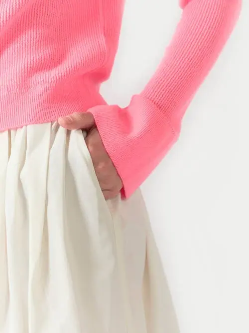 Gobi Cashmere Bell-sleeve Sweater