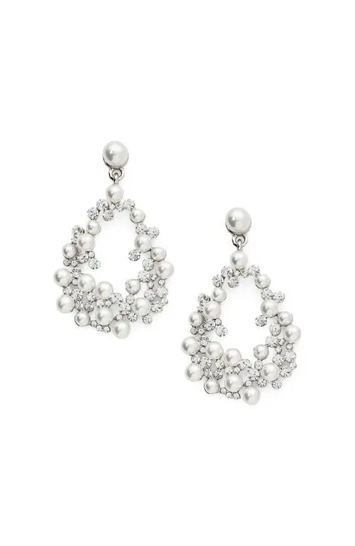 OLIVE & PIPER Avery Drop Earrings - Silver