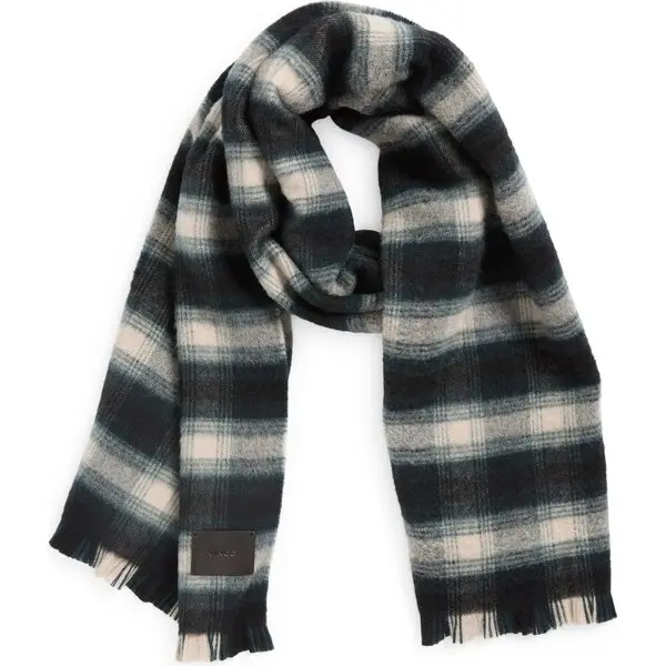 Vince Brushed Double Face Merino Wool Scarf - Country Racer